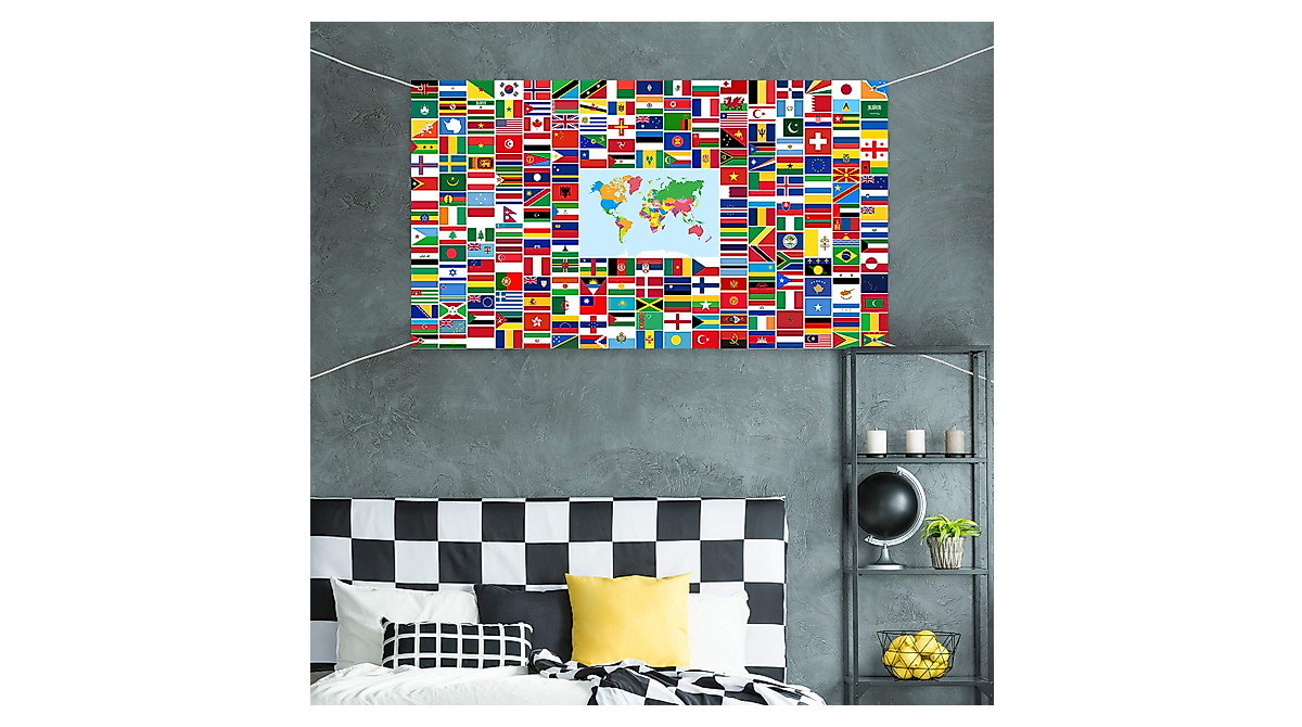 World Flag Banner | 3x5 ft International Country Flags