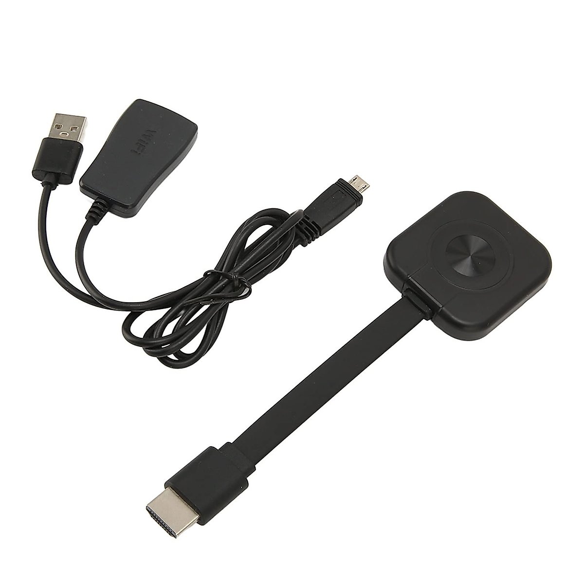 Wireless HDMI Display Dongle, 1080P 60Hz HD, Plug and Play, No Latency and Freeze, 2.4G WiFi Display Adapter Treaming for Video/Audio from Laptop, Phone to Big Screen