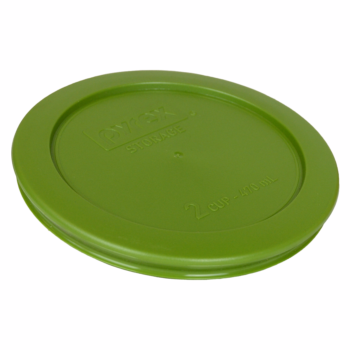 Pyrex Bundle - 4 Items: 7200-PC 2-Cup Green Plastic Food Storage Lids