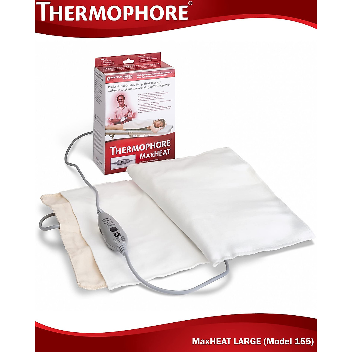 Thermophore MaxHEAT Automatic Moist Heat Pack, Large, Model #155