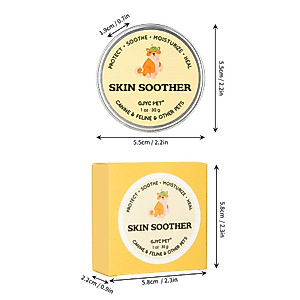 GJYC PET Rapid Healing & Hair Regrowth Dog Skin Soother - 1 oz. Tin - Quick Skin Repair and Hair Recovery