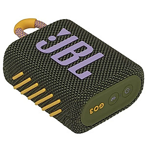 JBL Go 3 Portable Waterproof Wireless IP67 Dustproof Outdoor Bluetooth Speaker (Green)