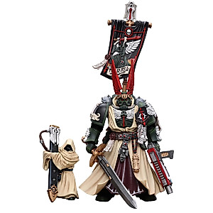 HiPlay JoyToy Warhammer 40K Collectible Figure: Dark Angels Supreme Grand Master Azrael 1:18 Scale Action Figures JT7899 (JT7899 Azrael)