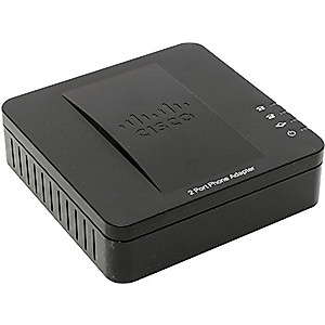 Cisco SPA112 2 Port Phone Adapter with Router (Renewed)