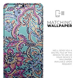 DesignSkinz Bright Watercolor Floral Protective Vinyl Decal Wrap Skin Cover Compatible with The Samsung Galaxy S20 (Screen Trim & Back Glass Skin)