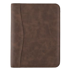 AT-A-GLANCE Simulated Leather Undated Starter Set, 43184 DAY-TIMER, Desk Size, Distressed Brown (031-0140-04)