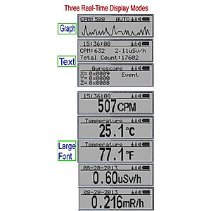 New GQ GMC-320 Plus Geiger Counter Nuclear Radiation Detector Data Recorder Beta Gamma x-Ray Test Equipment