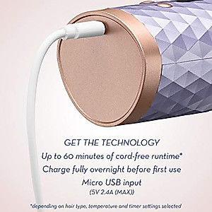 Conair Unbound Cordless Auto Curler - Rechargeable Auto Curler For Curls or Waves