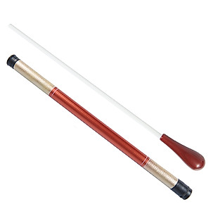 Music Baton Orchestra Baton Imitation Agate Handle Music Conducting Baton (Red Handle)