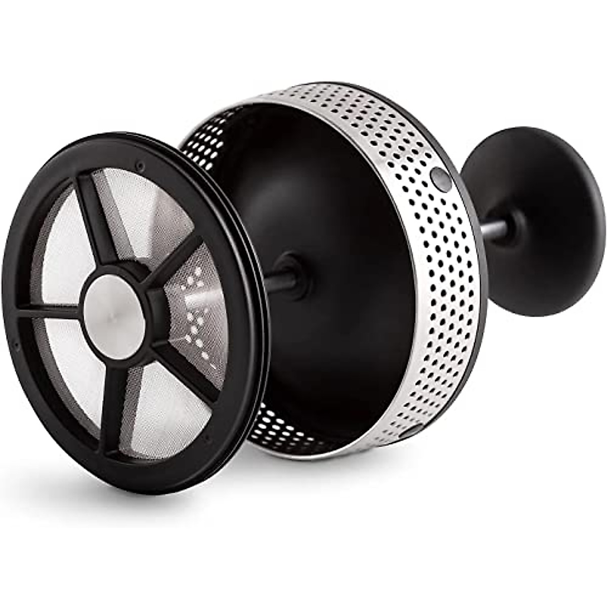 Fellow Clara Coffee Press Coffee Maker - Portable French Press Stainless Steel - Insulated French Press Coffee Maker with Enhanced Filtration System - 24 oz Carafe - Matte Black