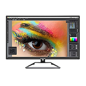 Sceptre IPS 27" 4K UHD LED Monitor up to 75Hz DIsplayPort HDMI DVI Build-in Speakers, Frameless Machine Black 2020 (U279W-4000R)
