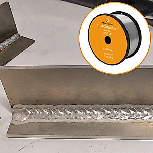 Flux Core Welding Wire 1.0 mm Mild Steel E71TGS.040-Diameter,1-Pound Spool Weld Wire for Mig Welder Accessories