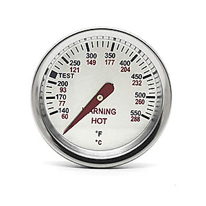 9815 & 62538 Accurate Grill Thermometer Replacement for Weber Genesis Silver B/C, Genesis Gold B/C, Genesis 1000-5500 Series, Temperature Gauge with a 5” Prong, Thermostat for Weber Gas Grill