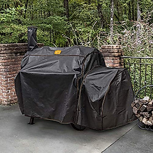 Oklahoma Joe’s Highland Offset Smoker Cover, Black
