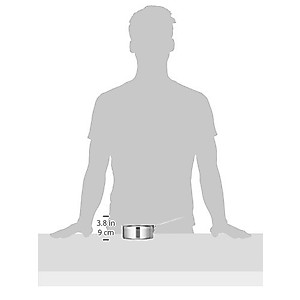 Le Creuset Stainless Steel Measuring Pan, 2 cup,SSC1000-11,White