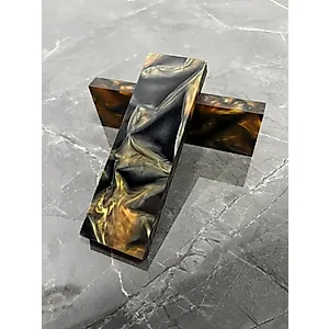 2 Pack Tool knife & Gun Handle DIY Handmade Decoration Sculpting Acrylic Resin Sheet（amber）