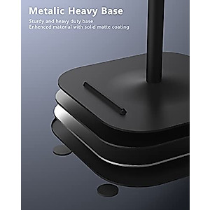 MiiKARE Controller Holder 6 Tiers with Headphone Holder, Adjustable Gaming Controller Headset Stand, Game Controller Stand for All Xbox PS4 PS5 Switch Pro Crontroller Gaming Accessories - Black