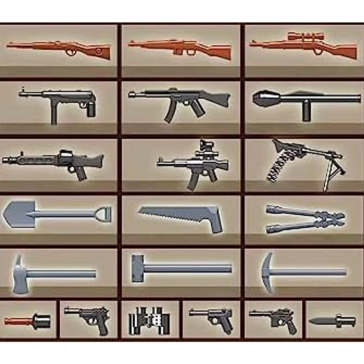 General Jim's Military Brick Building Set - WW2 German Army King Tiger Panzer VI Tank Building Blocks Model Set for Military, World War 2 and Building Enthusiasts Including Teens and Adults