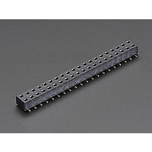 Adafruit SMT GPIO Header for Raspberry Pi HAT - 2x20 Short Female Header [ADA2187]