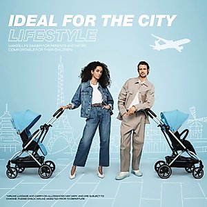 CYBEX Eezy S Twist +2 V2 Baby Stroller with 360° Rotating Seat for Infants 6 Months and Up - Compatible with CYBEX Car Seats, Moon Black