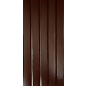 Mobile Home Skirting Dark Brown Box of 8 Solid Panels 16" Wide by 46" Tall. Premium 40 Mil Thickness