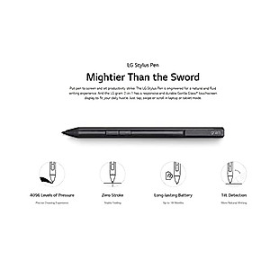 LG gram 16'' 2-in-1 Ultra-Lightweight Laptop, WQXGA(2560 x 1600) IPS 16:10 TouchDisplay, Intel Evo Core i7-1165G7, Wi-Fi 6, 21 hr BatteryLife, Thunderbolt4, Stylus Pen, Win 11（16GB RAM | 1TB PCIe SSD）