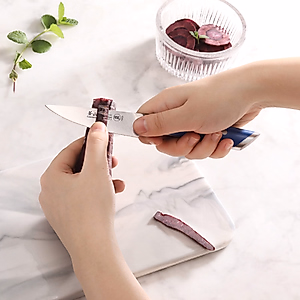 Cangshan HELENA Series German Steel Forged 3.5" Paring Knife with Sheath (Blue)