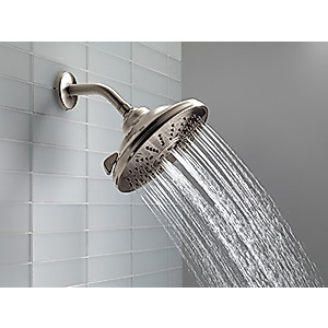 DELTA FAUCET U4993-SS Shower Arm and Flange, Stainless,6.00 x 2.88 x 6.00 inches