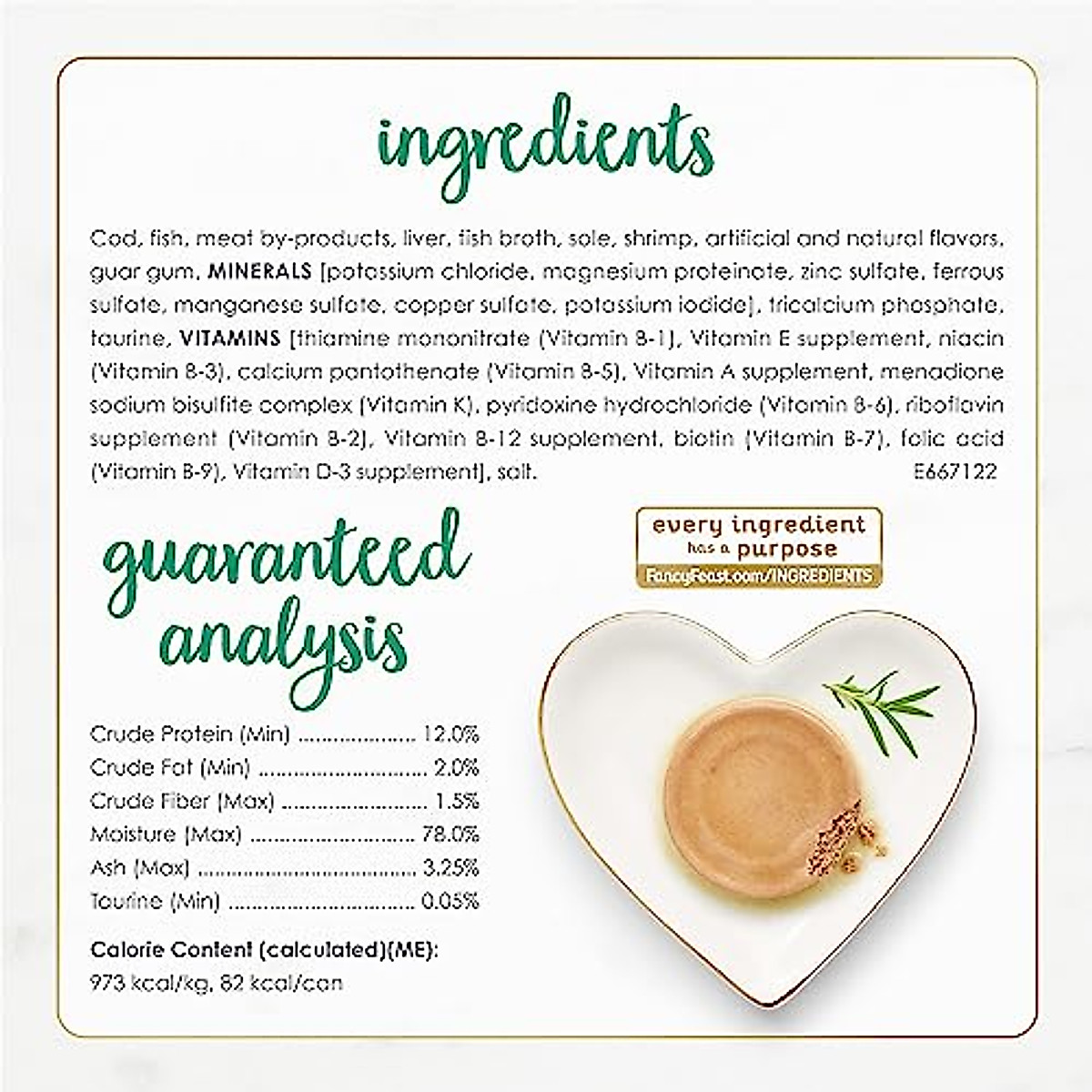 Purina Fancy Feast Cod, Sole and Shrimp Feast Classic Grain Free Wet Cat Food Pate - (Pack of 24) 3 oz. Cans