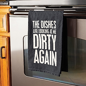 Primitives by Kathy The Dishes are Looking at Me Dirty Again Decorative Kitchen Towel