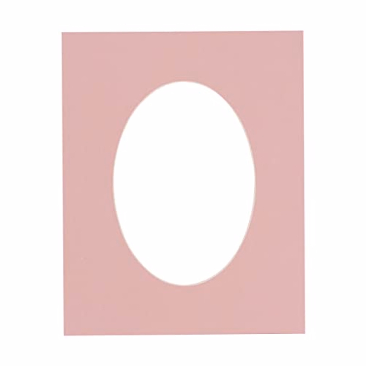 CountryArtHouse Pink Acid Free 13x19 Oval Picture Frame Mat with White Core Bevel Cut for 12x14 Pictures - Fits 13x19 Frame - Pack of 1 Matboard