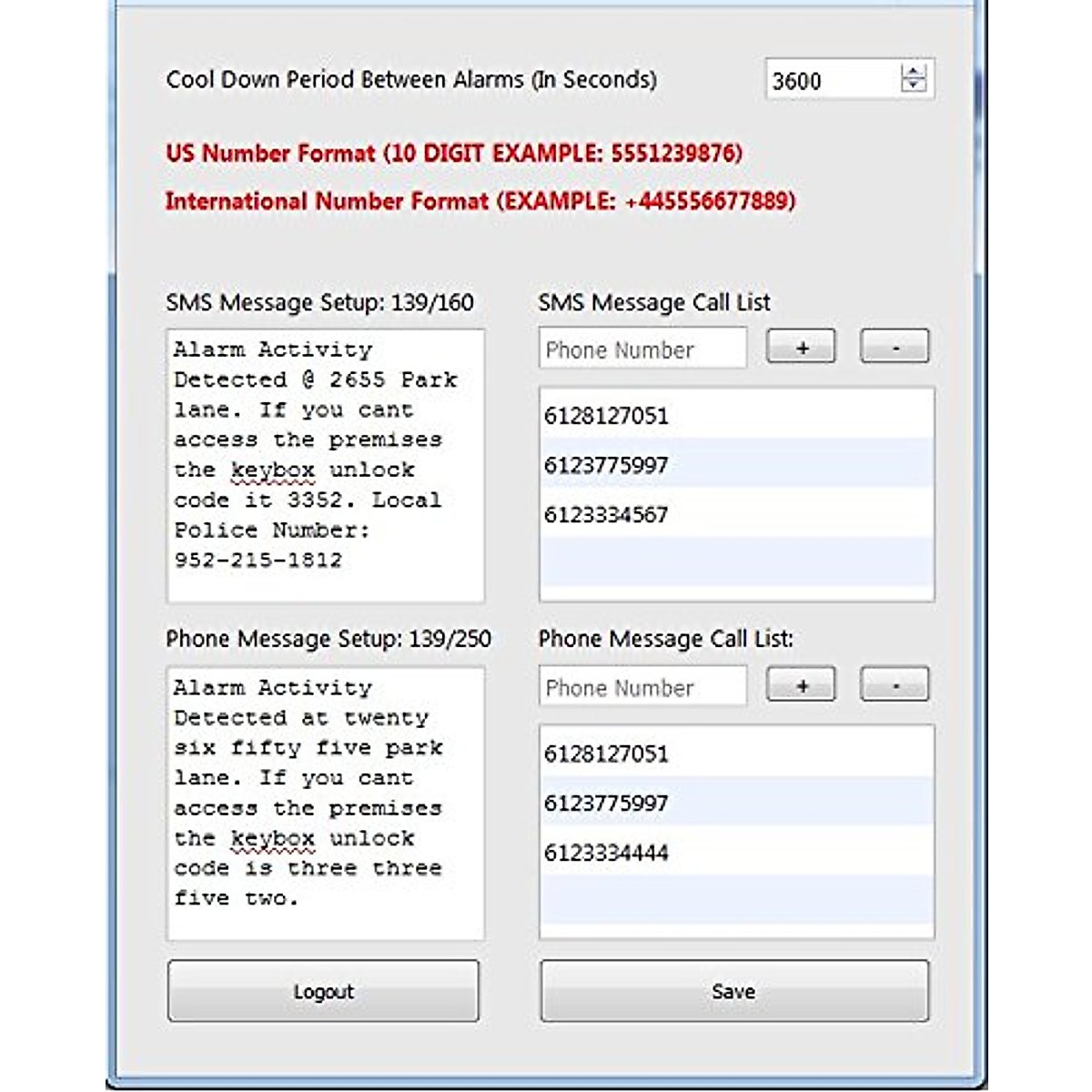 IP Auto Alarm Dialer: Calls your Cell Phone using your Router