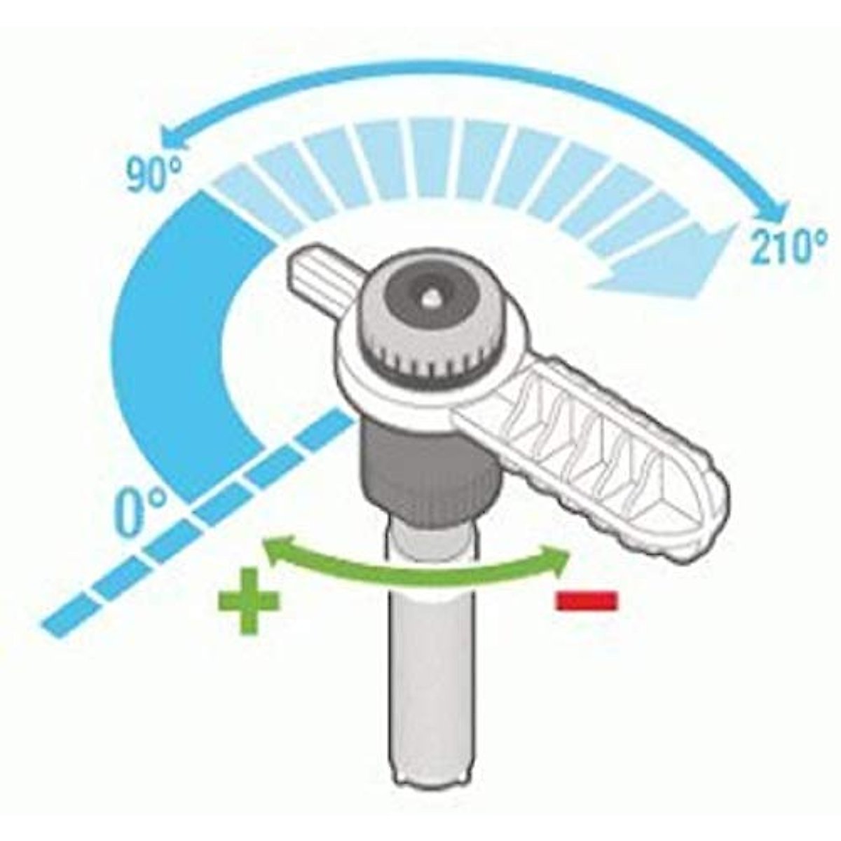 2 Pack Hunter MP Rotator Adjustment Tool MPTOOL, Orange Sprinkler Adjustment Tool, Hunter MPTool Sprinkler Tool Pack of 2 Adjustment Wrench for all MP Rotator Nozzles with Included LED Keychain Light