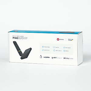 Mag 520 W3 4K HDR, Built-in Dual Band 2.4G/5G WiFi, HDMI Cable (Mag 520W3 is Much Faster Than Old Mag 324w2 and Mag 424W3)