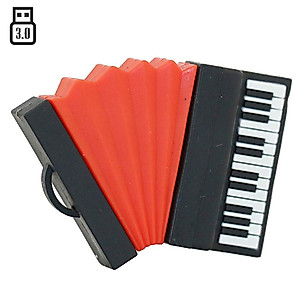 64GB Accordion Model USB Flash Drive USB 3.0 Storage Device USB Flash Disk USB Drive USB 3.0 Memory Stick USB Stick U Disk Thumb Drive USB Flash Memory USB Disk Data Storage - Red