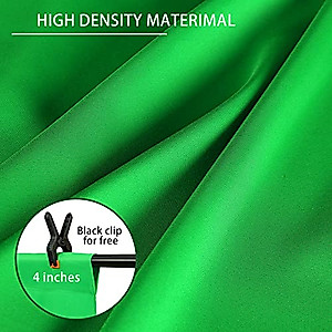 CIPAZEE Green Screen Backdrop - 8x10FT for Photoshoot Greenscreen Background for Photography Video Recording Photo Background Backdrop