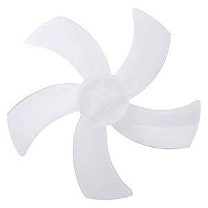 YiZYiF Universal Plastic 5 Leaves Fan Blade Household Standing Pedestal Fan Table Fanner Replacement Part General Accessories Clear 16 inches