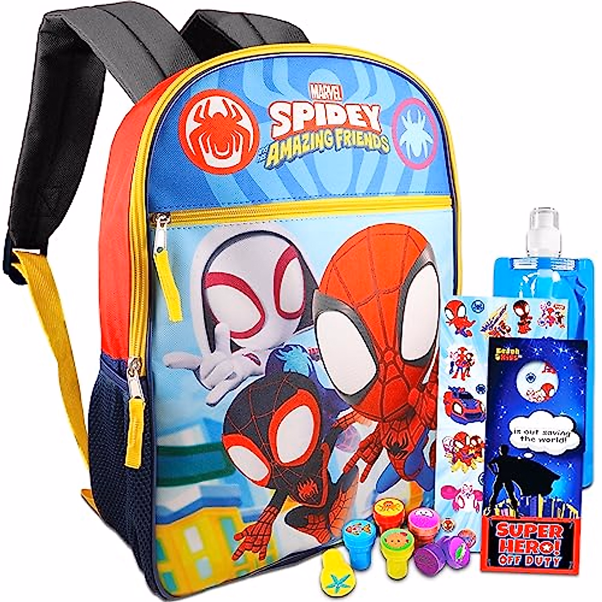 Marvel Shop Spiderman Spidey and His Amazing Friends School Bag for Boys Girls with Spidey