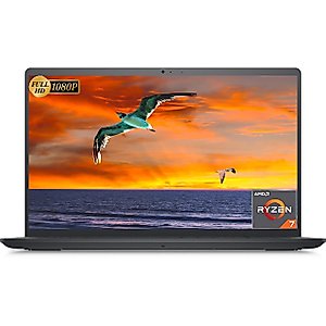 Dell 2023 Inspiron 3525 Laptop, 15.6" FHD Display, AMD Ryzen 7 5825U Processor (8 core), 64GB DDR4 RAM, 1TB SSD, AMD Radeon Graphics, Wi-Fi, Anti-Glare, USB Type-A&C, Windows 11 Home
