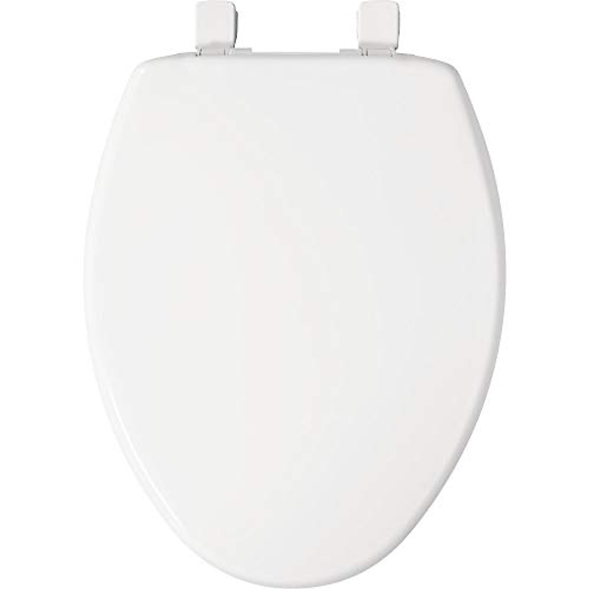 BEMIS 7300SLEC 000 Toilet Seat will Slow Close and Removes Easy for Cleaning, ELONGATED, White