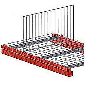 Global Industrial Pallet Rack Wire Deck Divider, 34"D x 18"H
