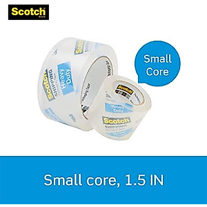 Scotch Heavy Duty Packaging Tape, 2 Inches x 800 Inches, Clear - 2 Count