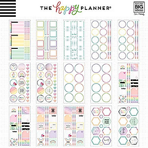 ME & MY BIG IDEAS Happy Planner STCKRS, Pastels, 2956/Pkg