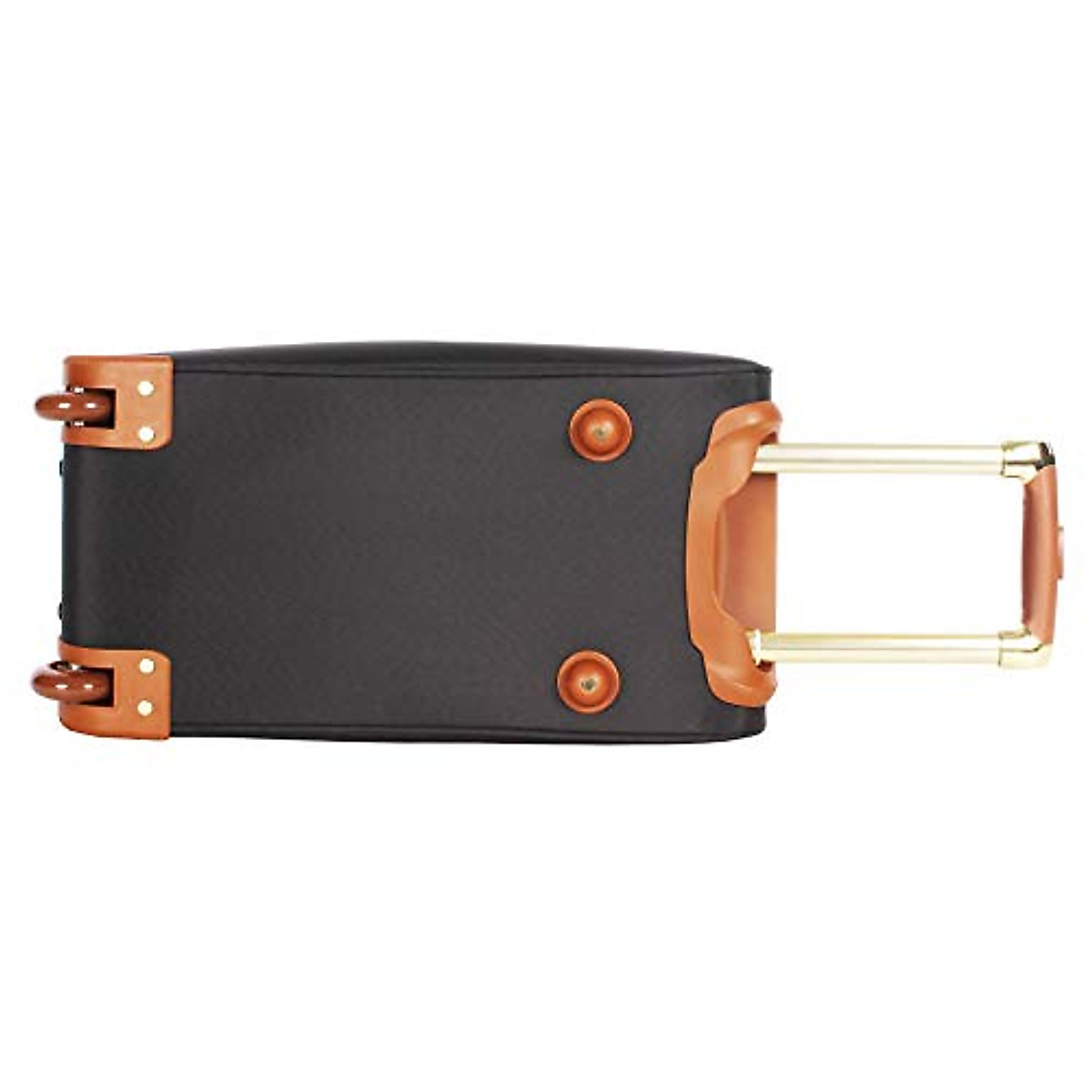 Steve Madden Designer Carry On Luggage Collection - Lightweight 20 Inch Duffel Bag- Weekender Overnight Business Travel Suitcase with 2- Rolling Spinner Wheels (Global Black)