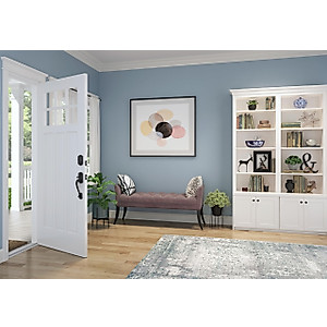 Schlage Encode Smart Wi-Fi Deadbolt with Camelot Trim in Matte Black