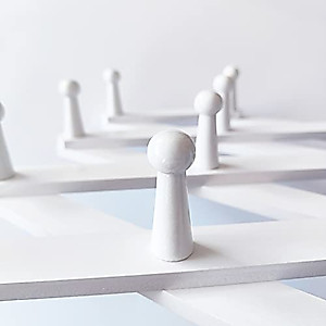 AMAPON Expandable Coat Rack Accordion Wood Wall Hanger 13 Peg Hook Hang Hat Cap Coffee Mug Towels Leash Scarf Umbrella Bag (White)