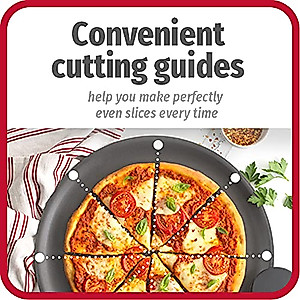 GoodCook AirPerfect 14'' Nonstick Carbon Steel Large Pizza Pan, Gray (4483)