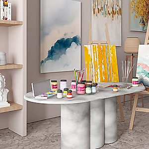 QOTOLY 12.8” Lazy Susan Organizer 6 Pack Lazy Susan Turntable Organizer 360° Rotating Organizer with Handle & 2.3" Raised Edge for Refrigerator Cabinet Kitchen Pantry Bathroom Countertop Table Dresser