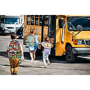 Worlds Flag School Computer Backpacks Book Bag For Boys Girls Travel Hiking Camping Daypack