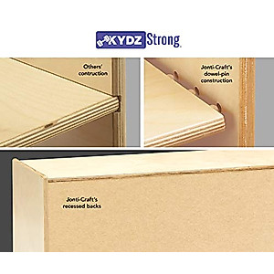 Jonti-Craft 5131JC Changing Table with Stairs, Left